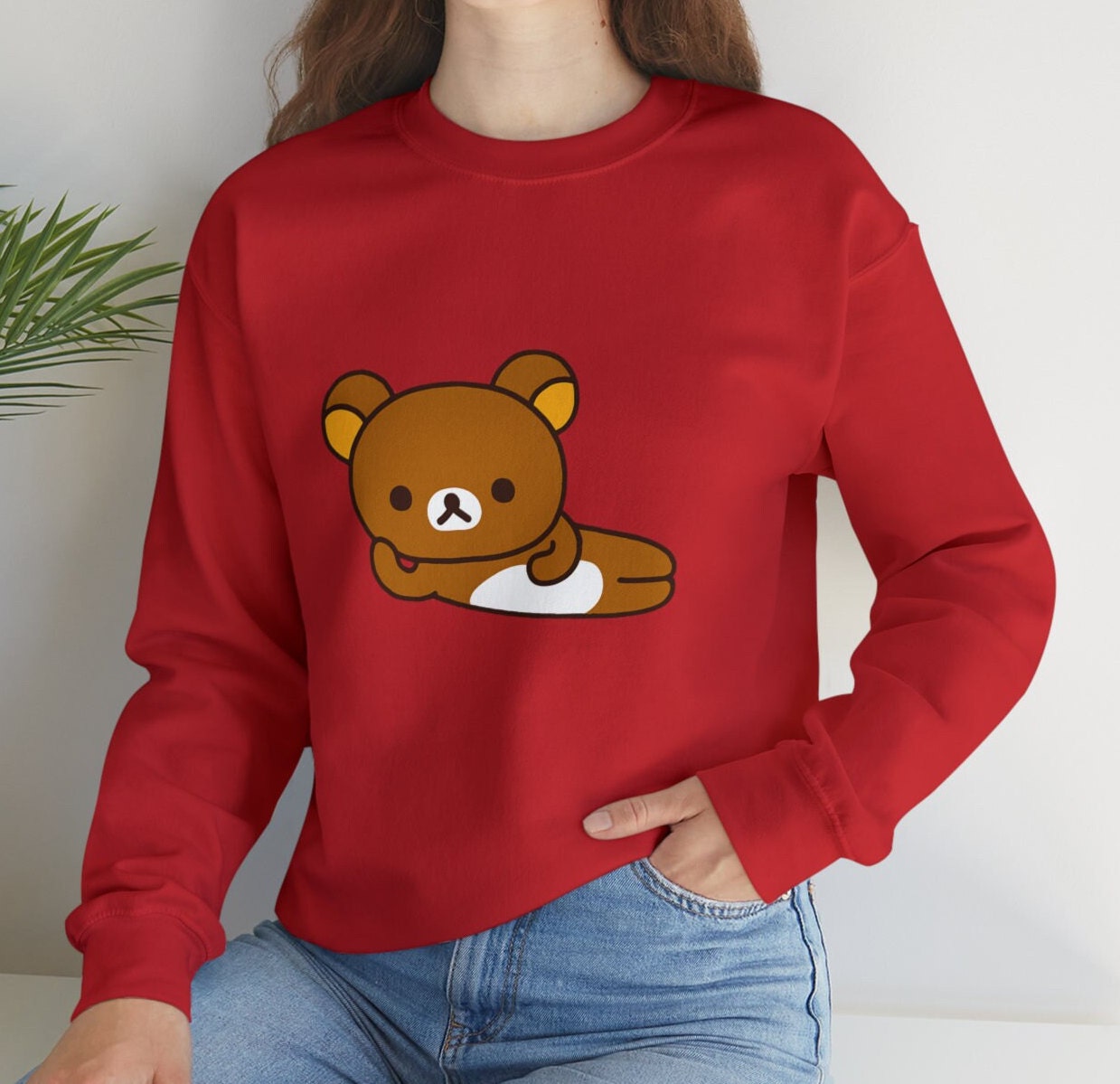 Rilakkuma Sweatshirt Rilakkuma Sweater Cute Rilakkuma Shirt Cute Bear ...