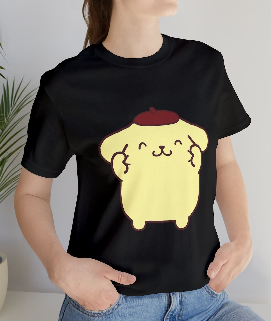 Pompompurin camiseta linda Sanrio camiseta Pompompurin camisa lindo ...