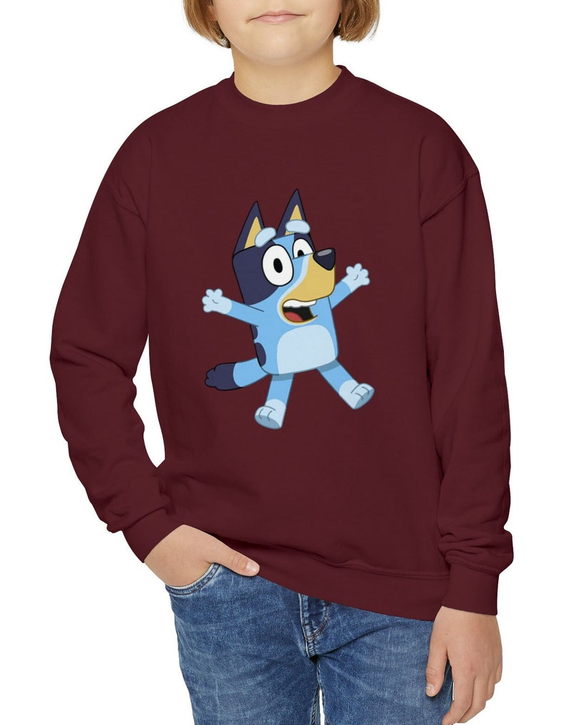 Bluey Sweater Kids Bluey Sweatshirt Bluey the Dog Shirt Cute - Etsy