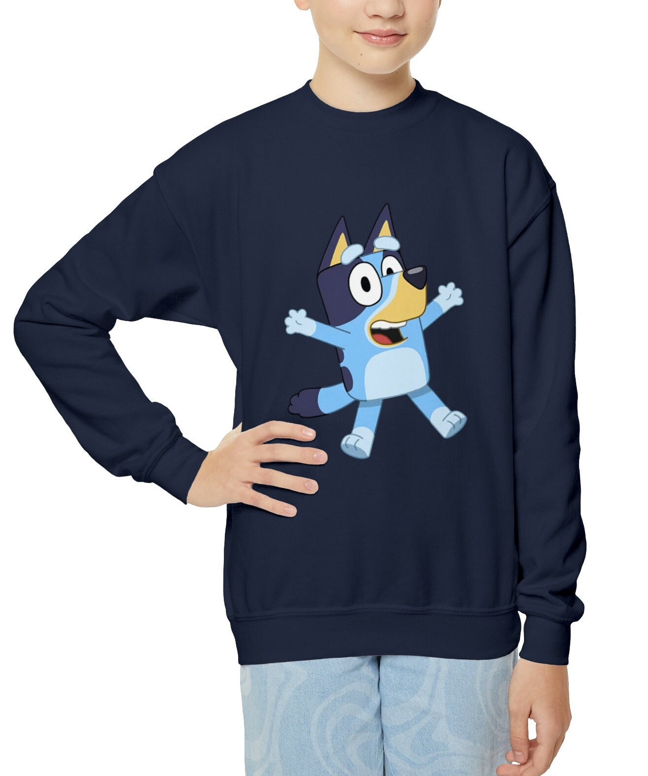Bluey Sweater Kids Bluey Sweatshirt Bluey the Dog Shirt Cute - Etsy