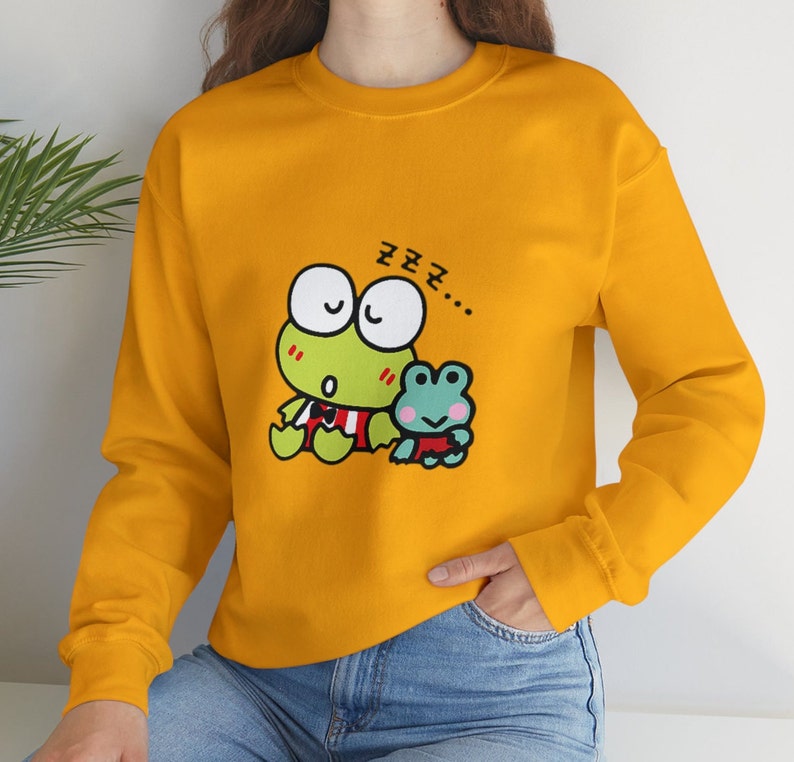Keroppi Sweatshirt Cute Sanrio Sweater Keroppi Sweater Cute Sanrio Gift ...