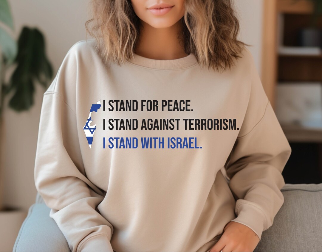 I Stand With Israel Sweatshirt Pray for Israel Israel Love - Etsy