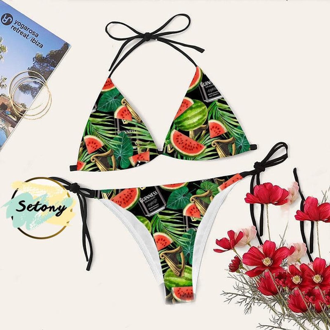Christmas Gift Guinness Bikini Set Guinness Two-piece Set - Etsy