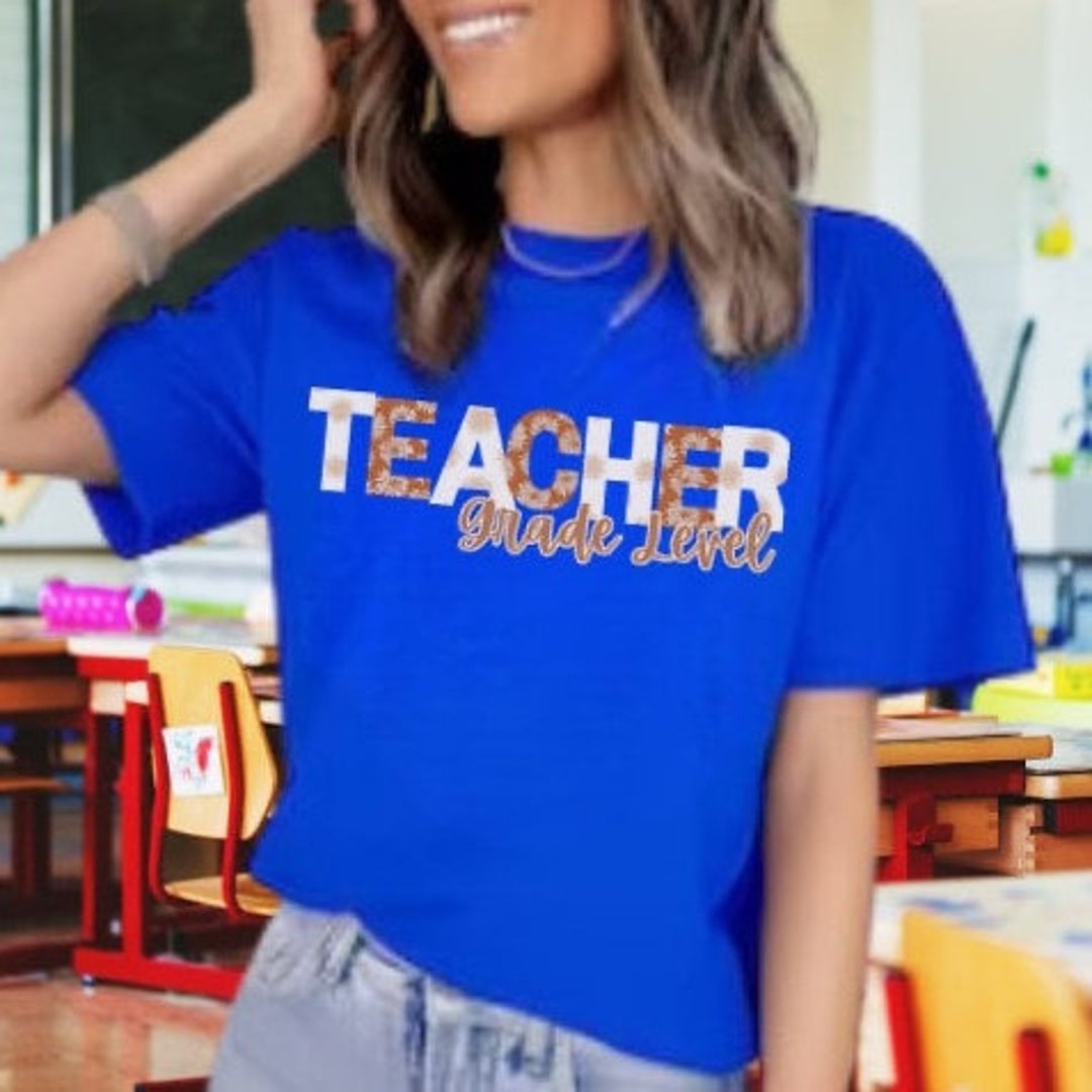 Custom Teacher Shirt, Custom Grade Level Shirt, Teacher Team Shirt ...
