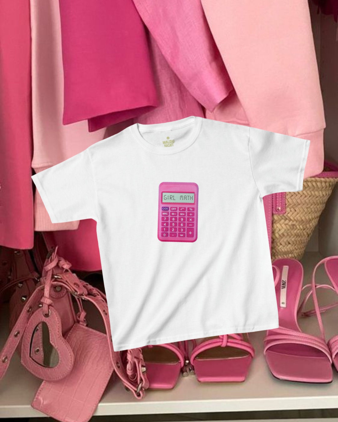 Girl Math Y2k Shirt, Coquette Aesthetic, Y2k Graphic Baby Tee, 90s ...