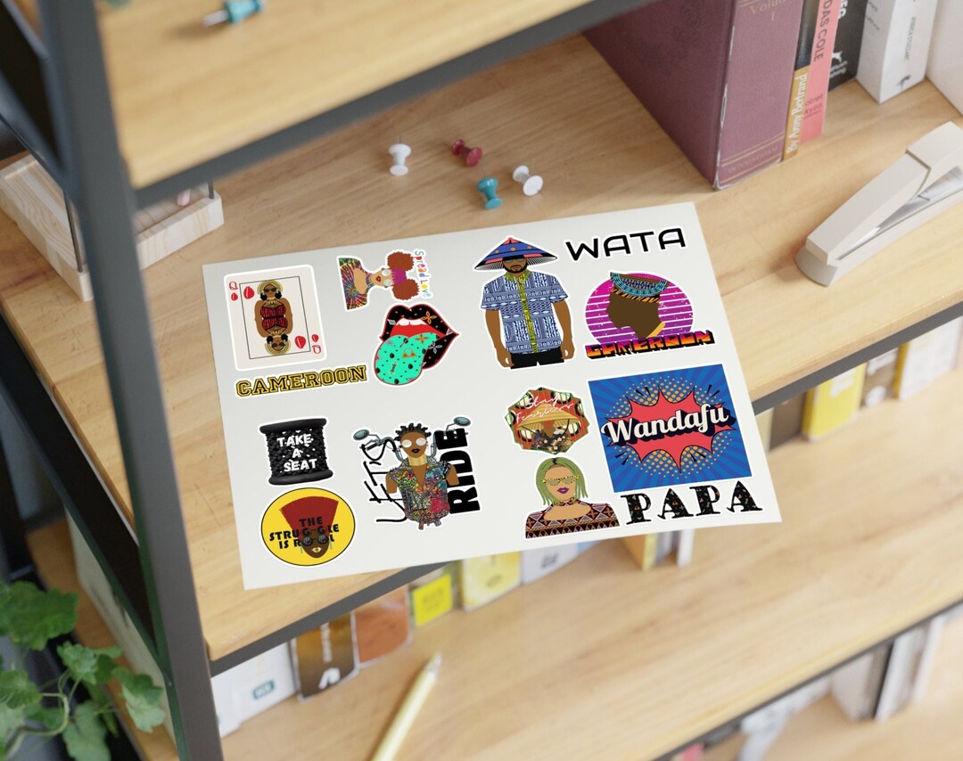 African Sticker Sheet: Pili Pili Water-resistant Vinyl Stickers - Etsy