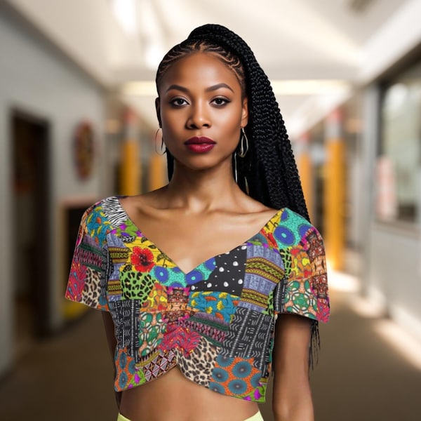 Ankara Crop Top - Etsy