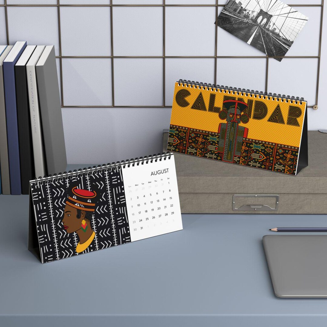 Artistic 2026 Desktop Calendar, Ethnic Decor, Matte Finish - Etsy