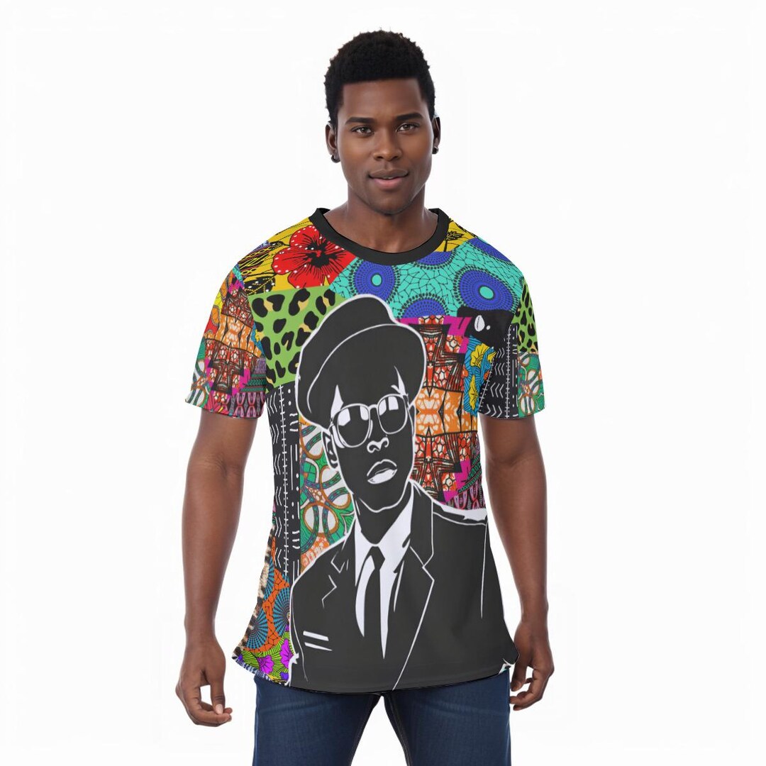 Nyanga Paper Boy Ankara Print T-shirt, Unisex Eyebird Fabric - Etsy