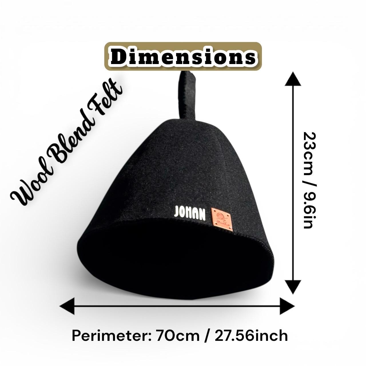 Wool Sauna Hats – Felt Banya Hat | Hair & Heat Protection | Unisex ...