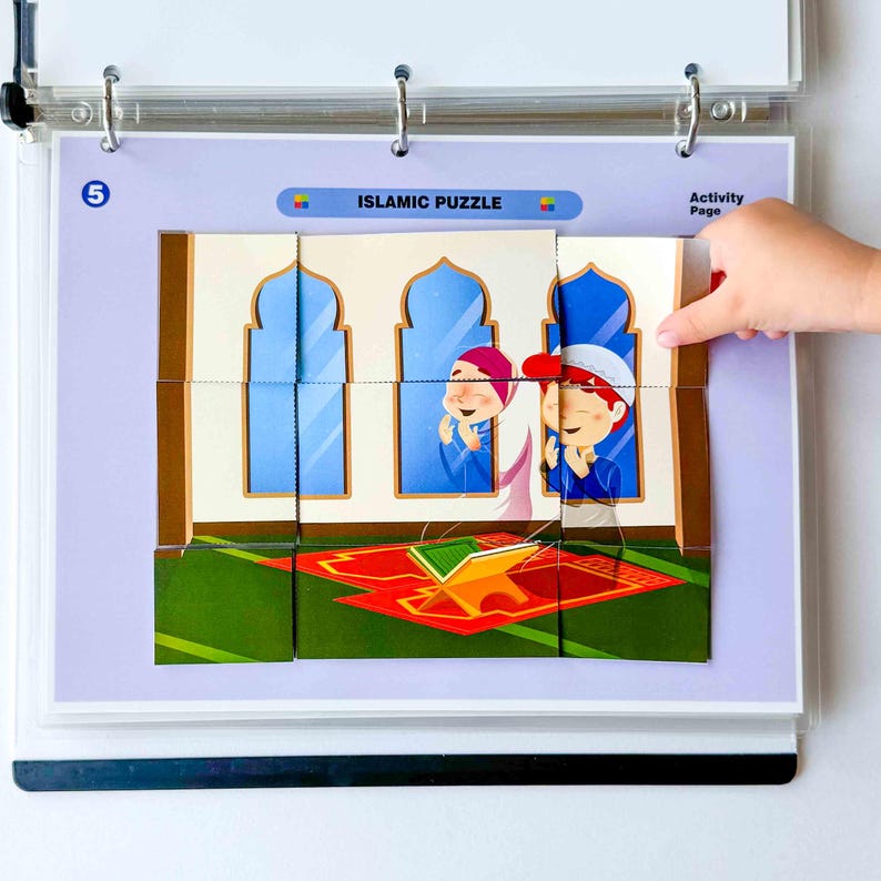 Islamic Busy Book Printable – Muslim Toddler Learning Activities (PDF ...