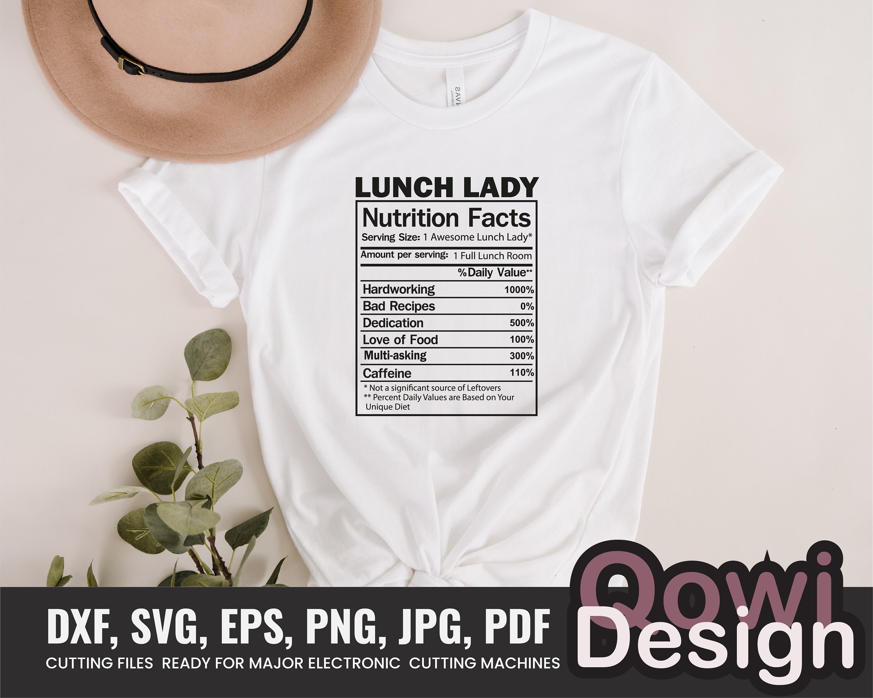 Lunch Lady Nutrition Facts Svg Lunch Lady Svg School Svg Etsy