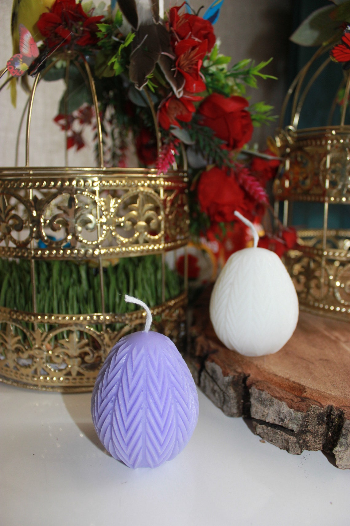 Easter Candle Egg Candle Easter Bunny Candle Happy Easter Candle Easter ...