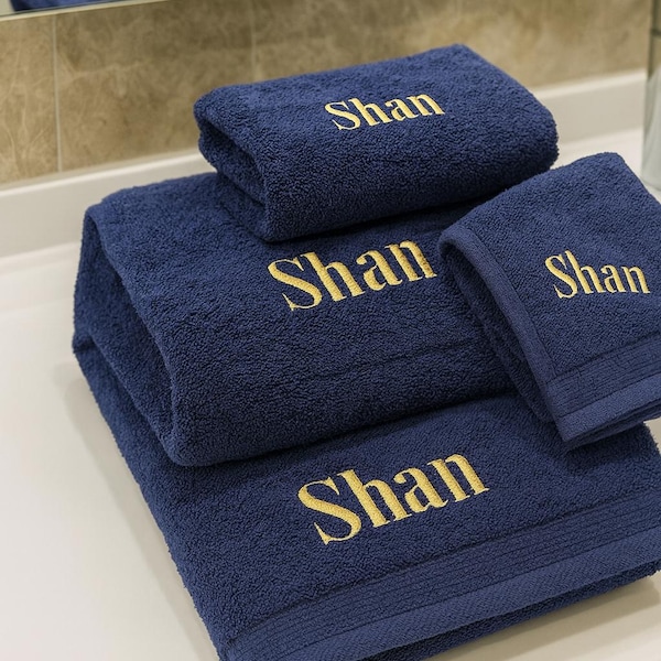 Embroidered Towels - Etsy