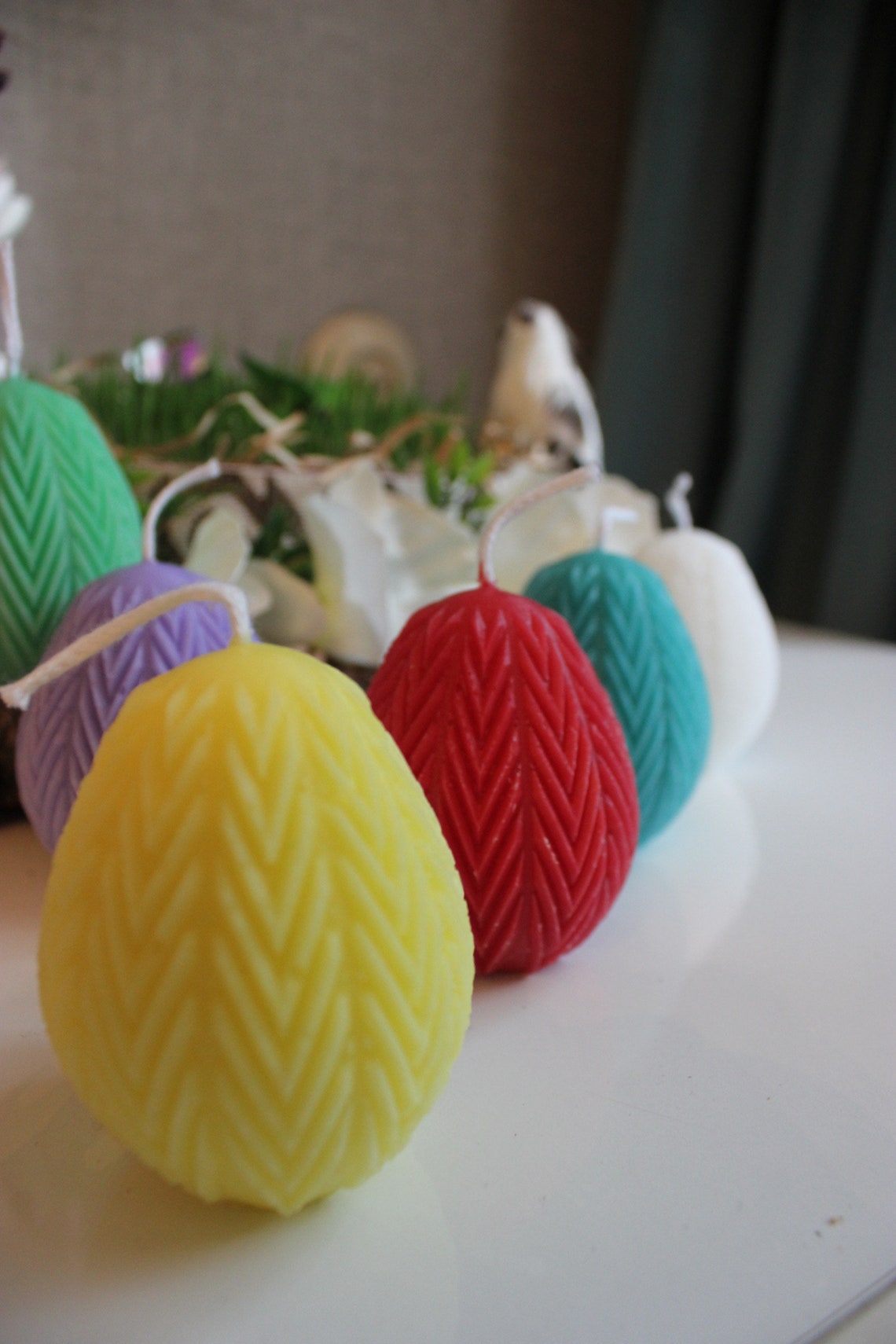 Easter Candle Egg Candle Easter Bunny Candle Happy Easter Candle Easter ...