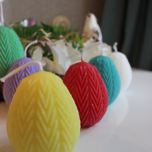 Easter Candle Egg Candle Easter Bunny Candle Happy Easter Candle Easter ...