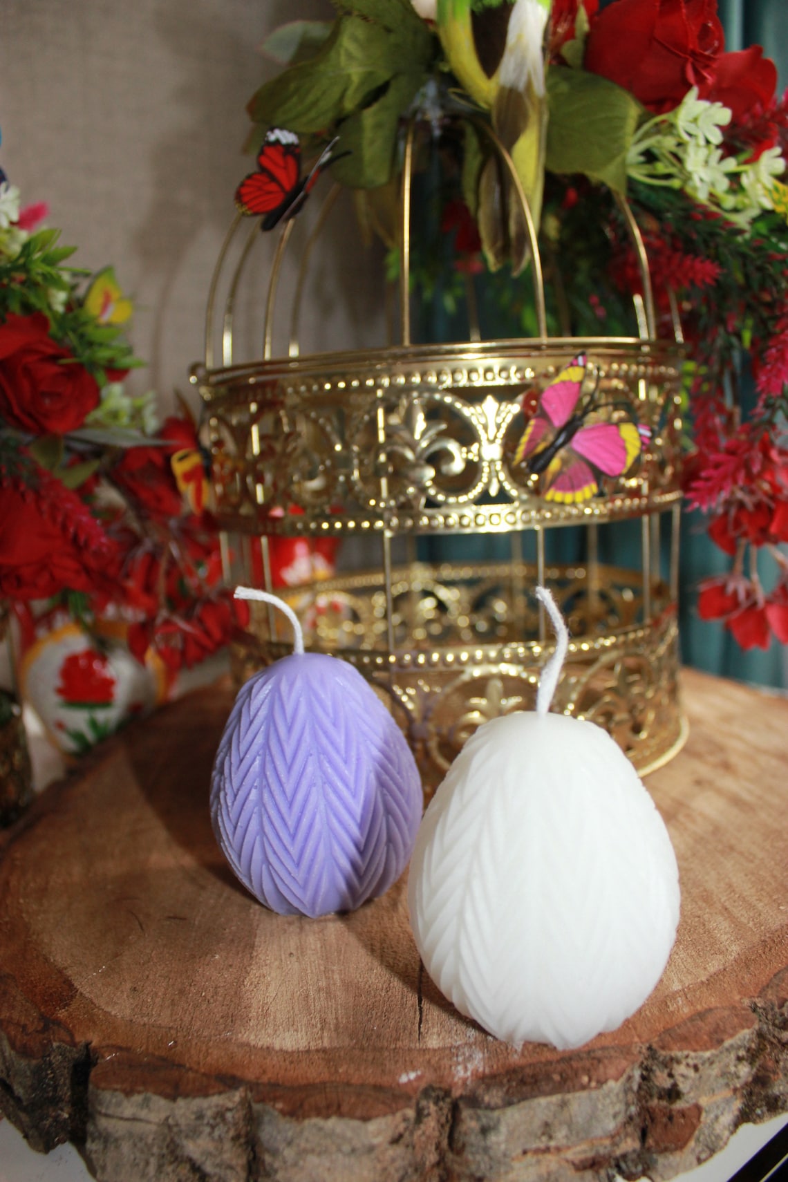 Easter Candle Egg Candle Easter Bunny Candle Happy Easter Candle Easter ...