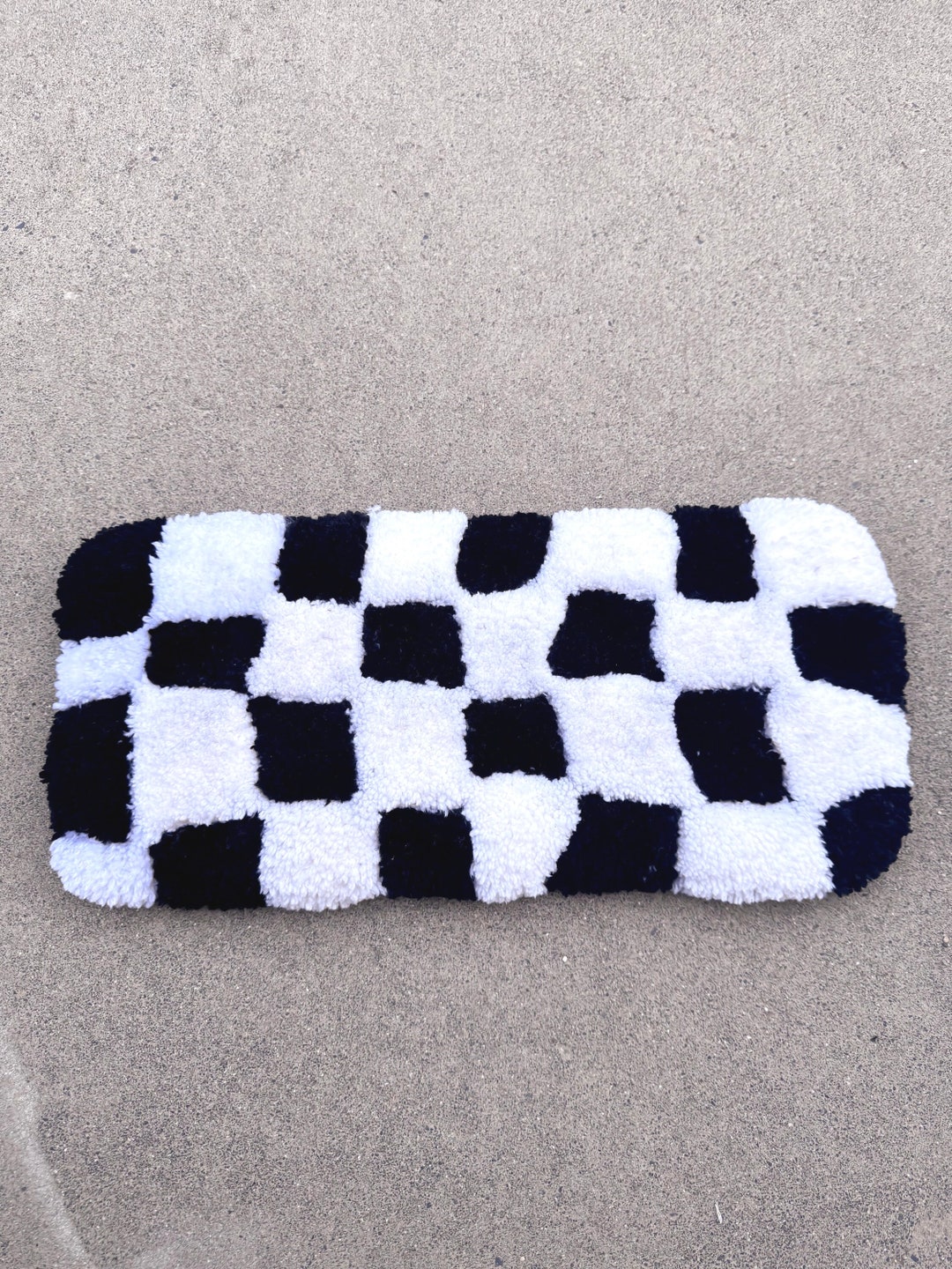 Checkered Keyboard Rug - Etsy