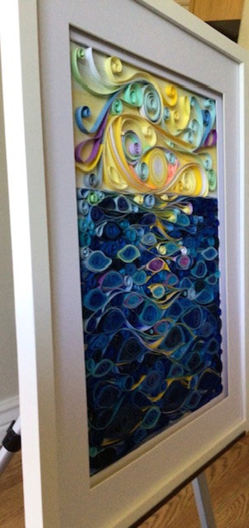 Light Reflections, Painting Paper Quilling Framed Wall Hanging - Etsy