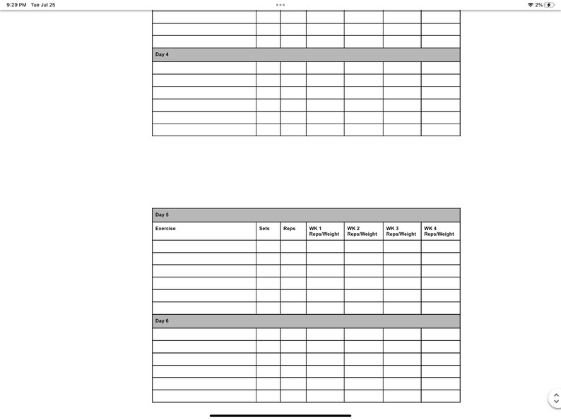 Progressive Overload Tracking for Beginners - Etsy