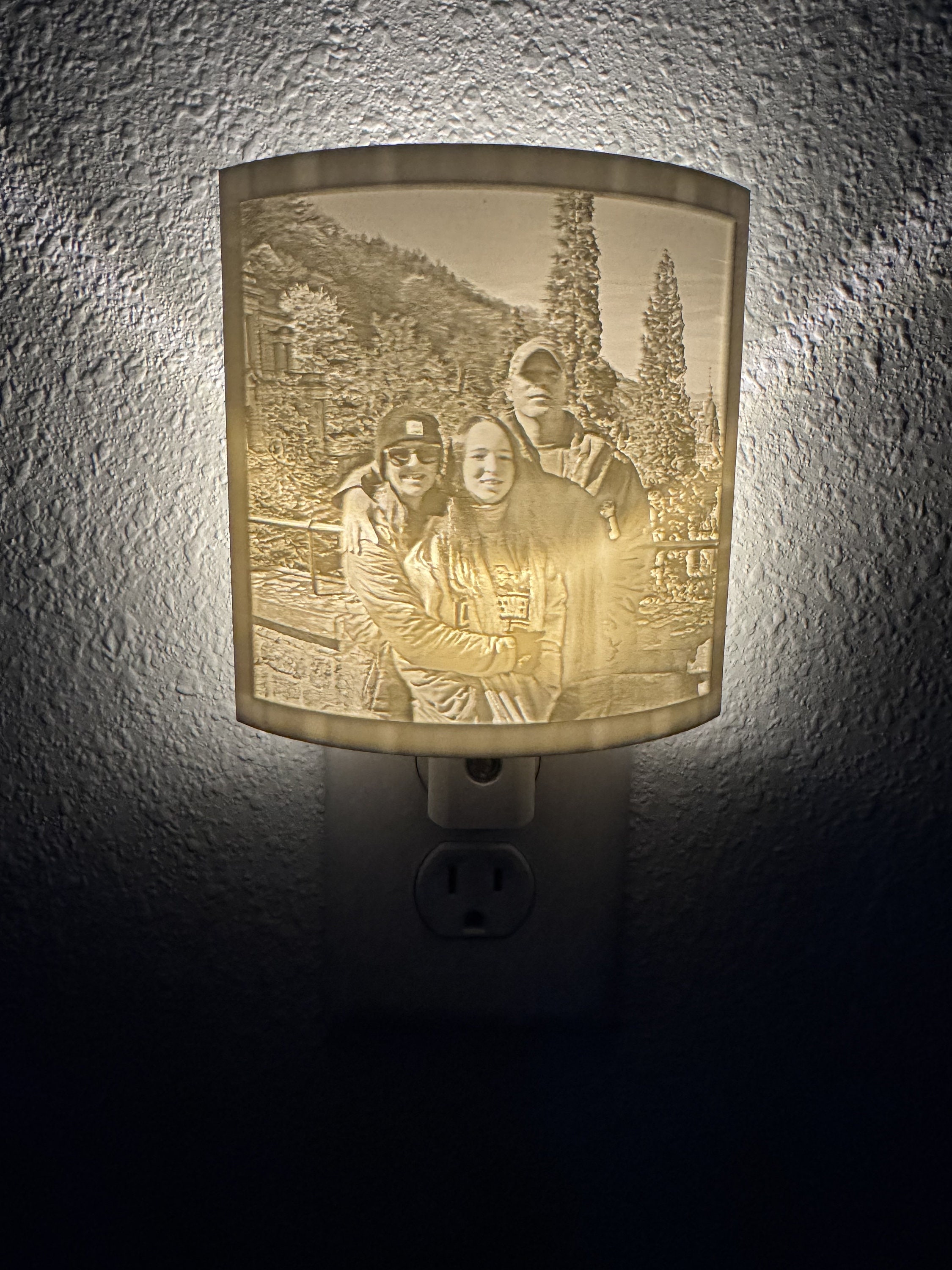 Custom Photograph Lithophane 3D Print - Gzerozeroprints - Etsy