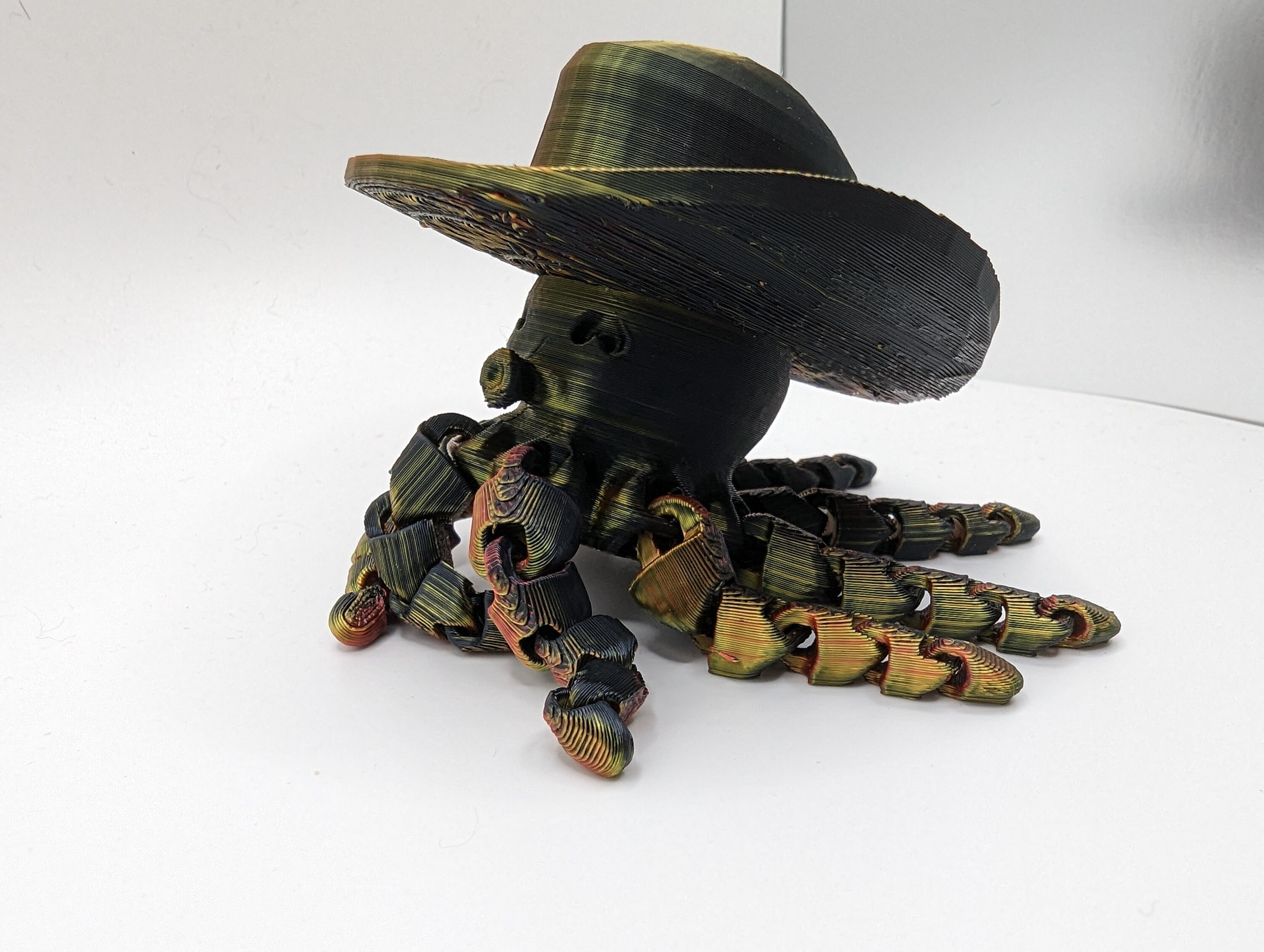 Multi-colored Articulated Octopus - Etsy