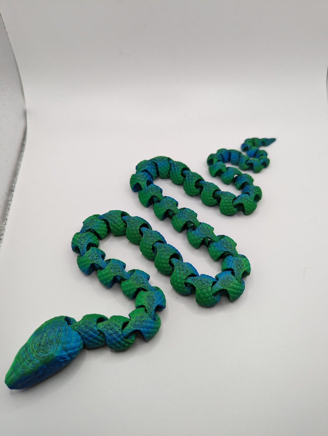 Multi-colored Articulated Snake - Etsy