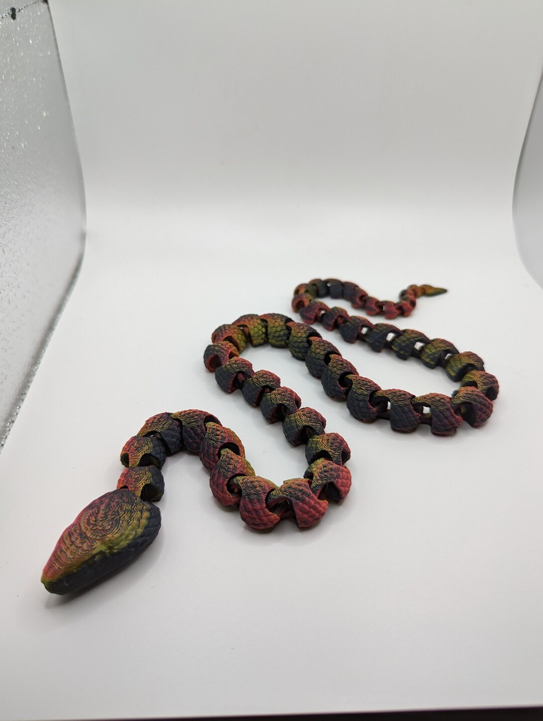 Multi-colored Articulated Snake - Etsy