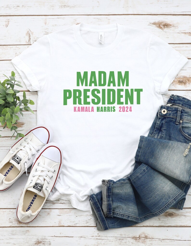 Kamala Harris 2024 White T-shirts (unisex) - Etsy