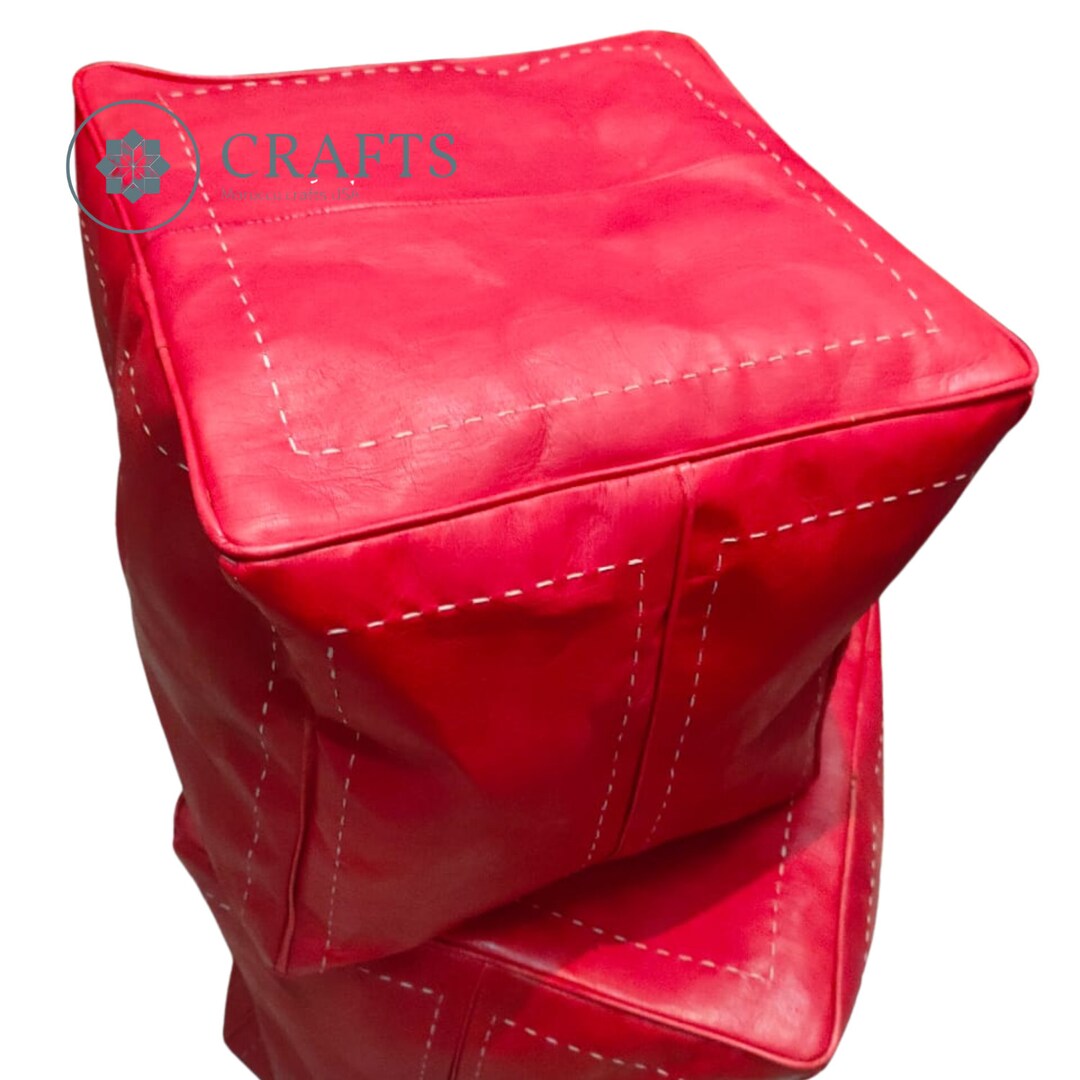 Round Ottoman Coffee Table Pouf for Dad-round Tufted Living Room Pouf ...