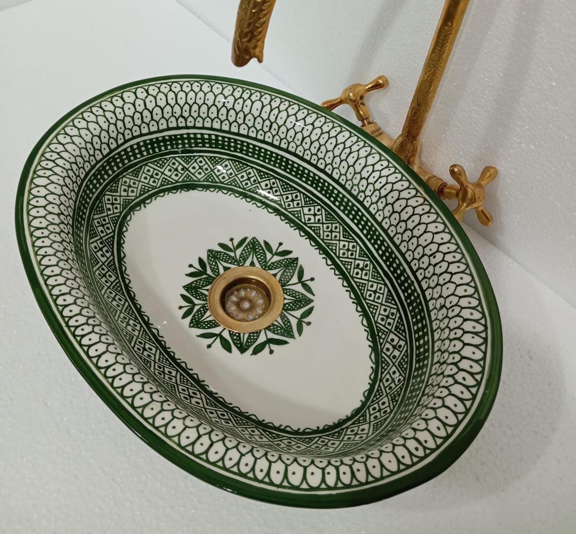 Custom Bathroom Ceramic Sink, Handmade Pottery Vanity Basin, Countertop ...
