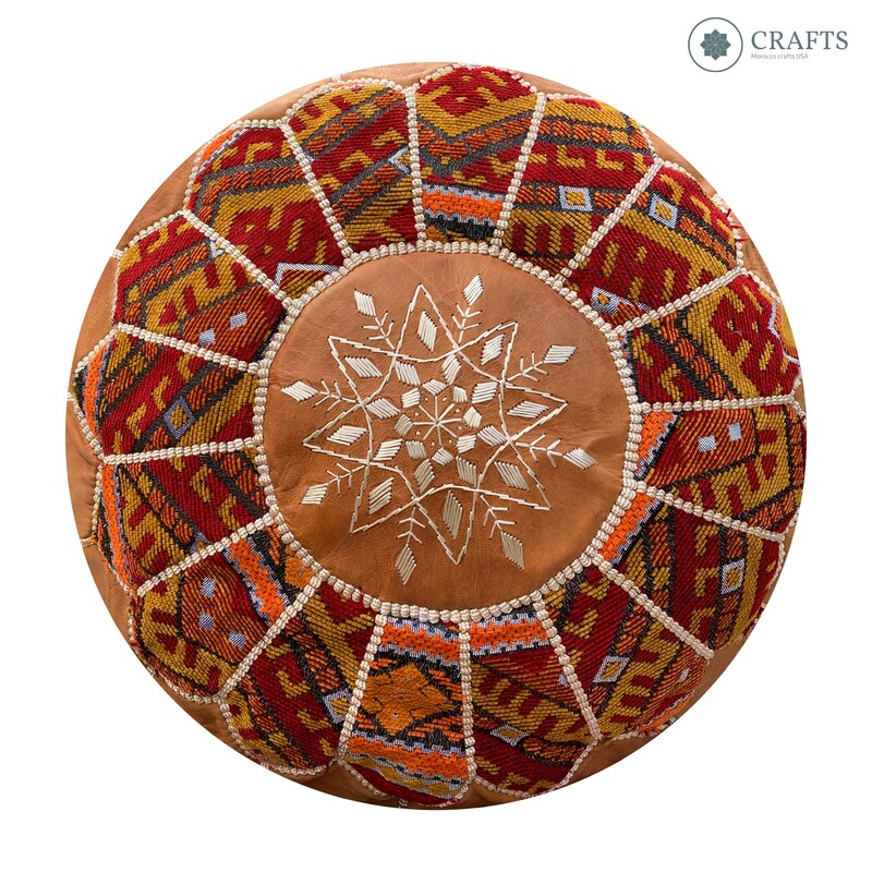 Moroccan Pouf - Etsy