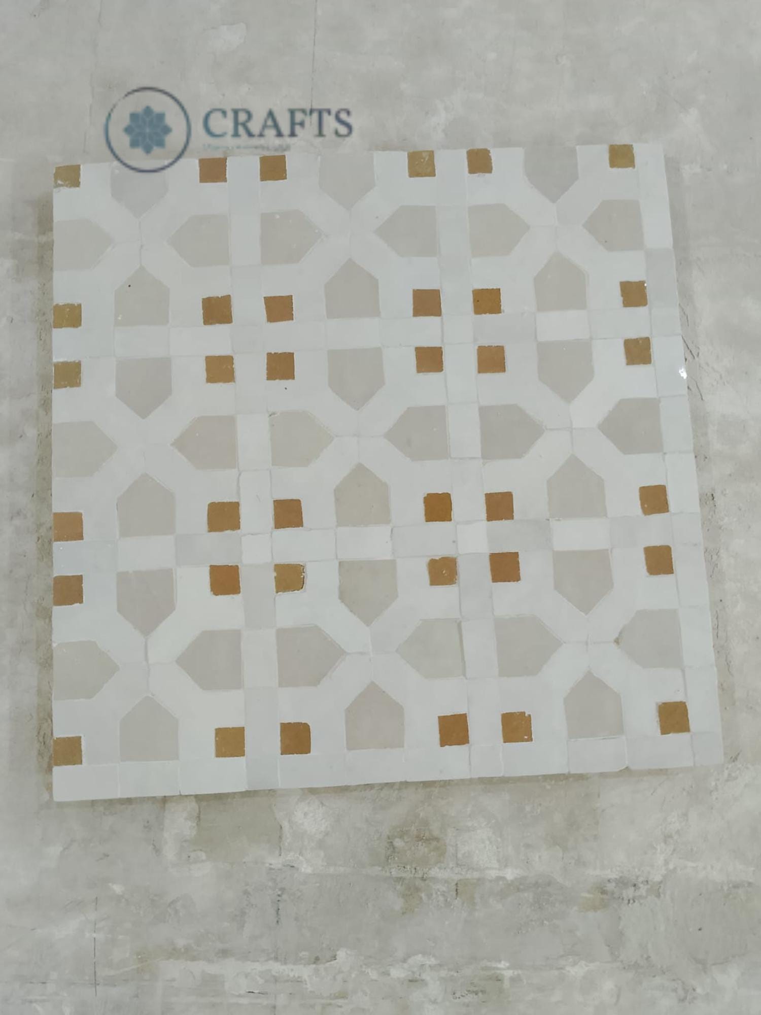 Handmade Moroccan Zellige Tile • 12x12 Geometric Terracotta Mosaic - Etsy