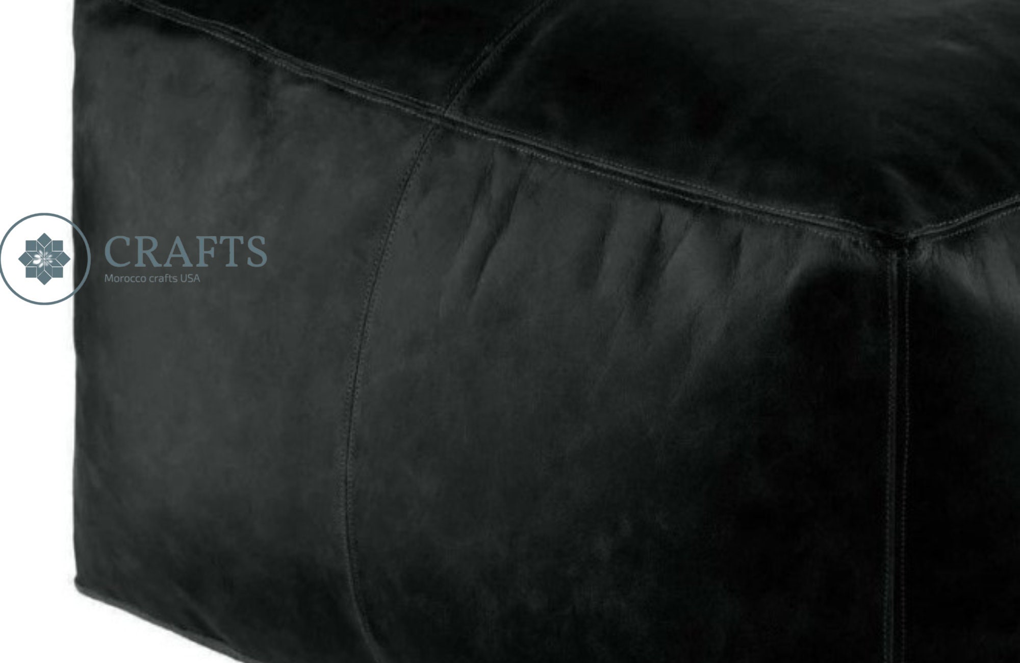 Custom Leather Pouf,leather Puff,pouf Leather,genuine Leather Pouf ...