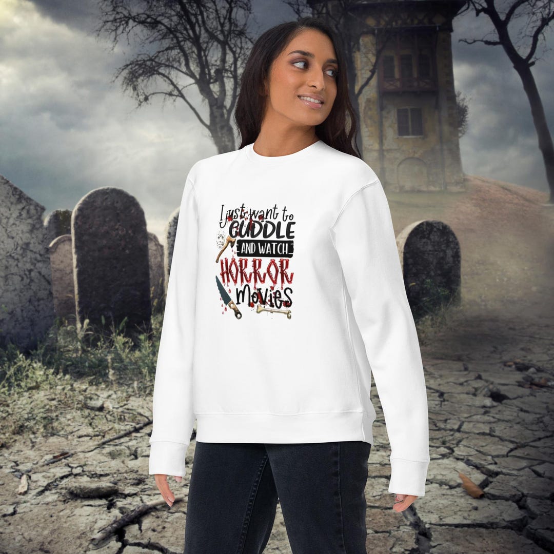 Cuddle Chill Horror Movie Lovers Unisex Sweatshirt - Etsy