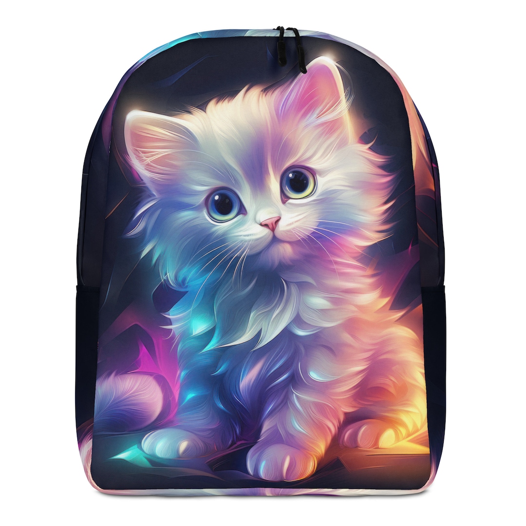 Purr-fect Companions: the Kitten Kids Backpack for Little - Etsy