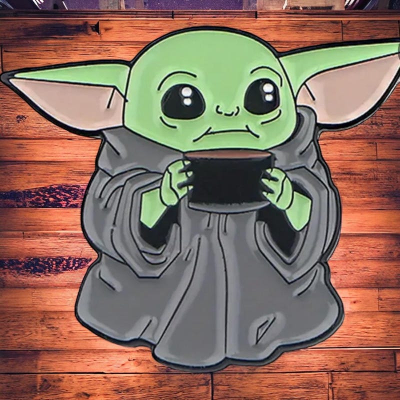Grogu Enamel Pin - Etsy
