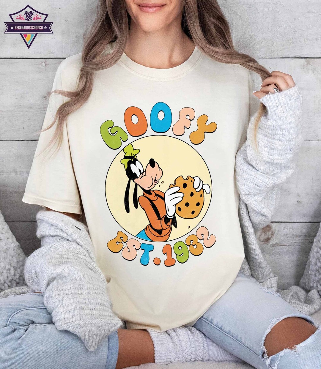 Vintage Goofy Est 1932 Food Vintage Retro Shirt, Goofy Dog Shirt, Goofy ...