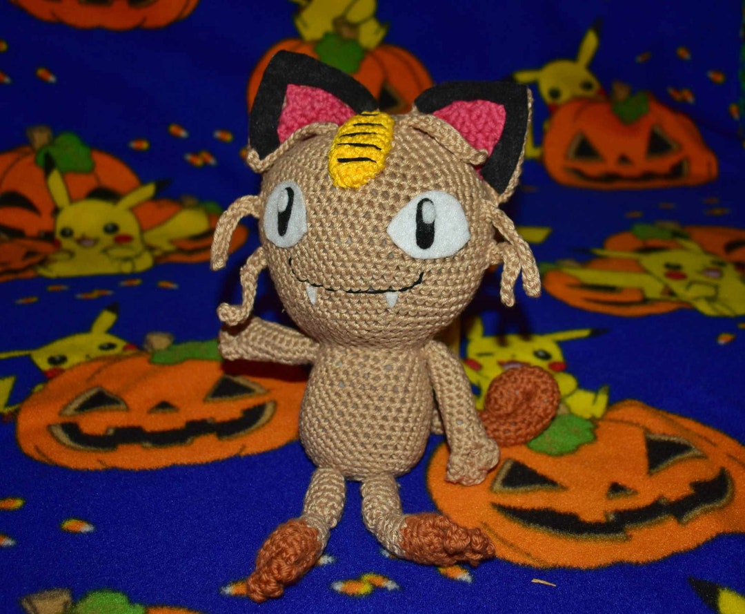 Crochet Meowth - Etsy