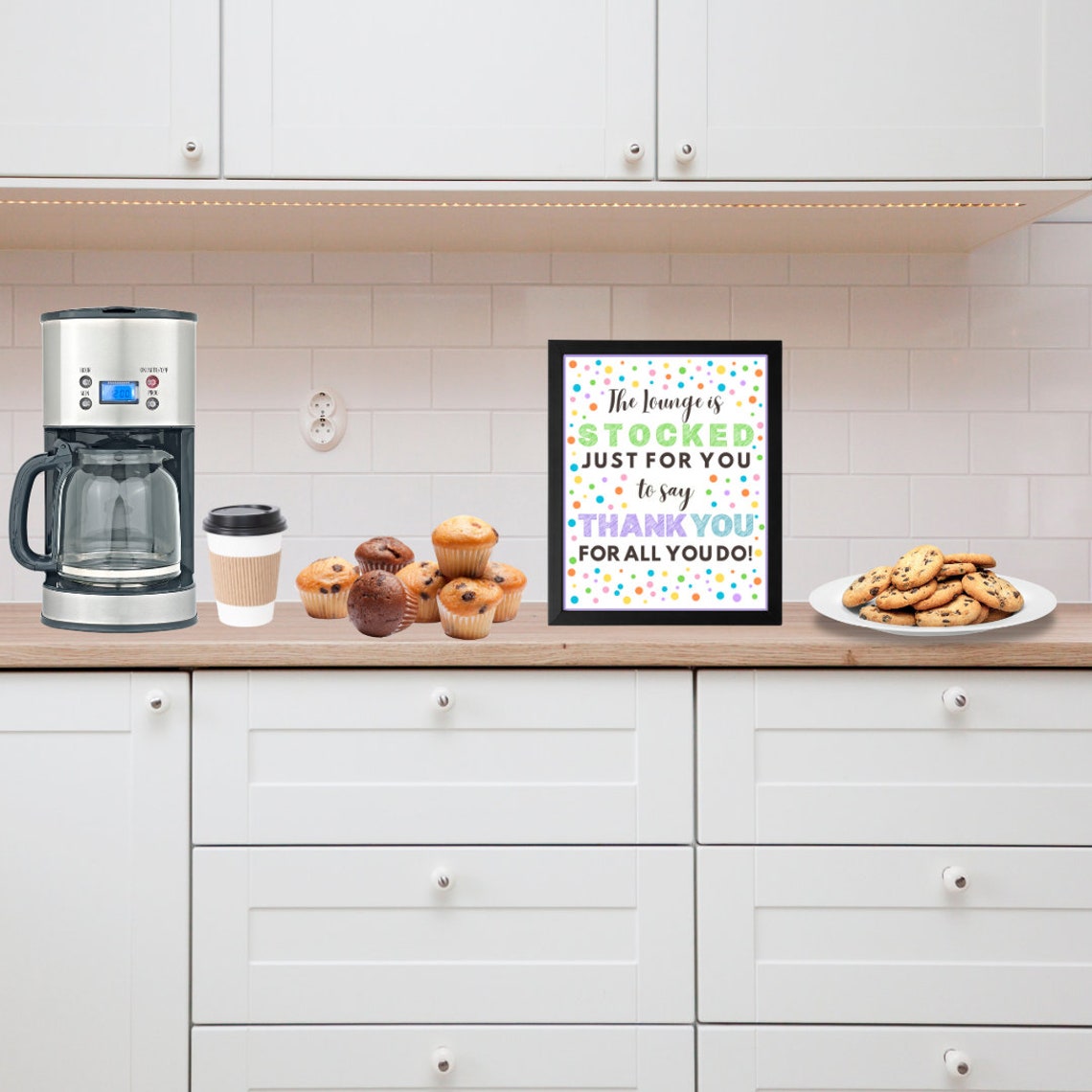 Appreciation Sign Bundle, 15 8x10 Signs, Instant Download, Staff ...