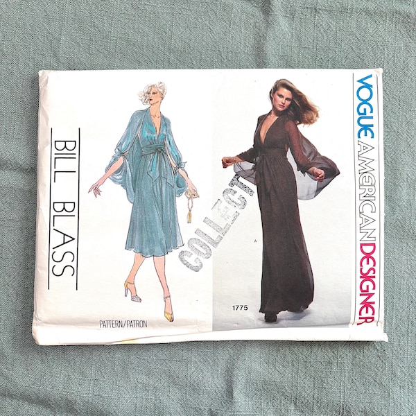 Vogue Bill Blass Pattern - Etsy