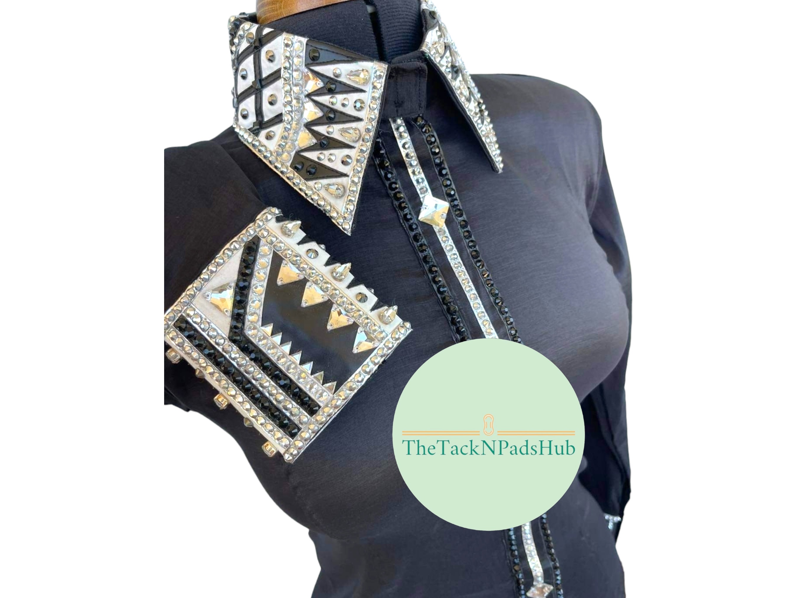 Black Base Western Show Shirts ,showmanship Shirts, Show Shirts - Etsy