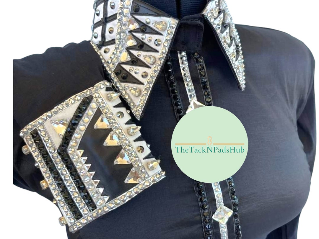 Black Base Western Show Shirts ,showmanship Shirts, Show Shirts - Etsy