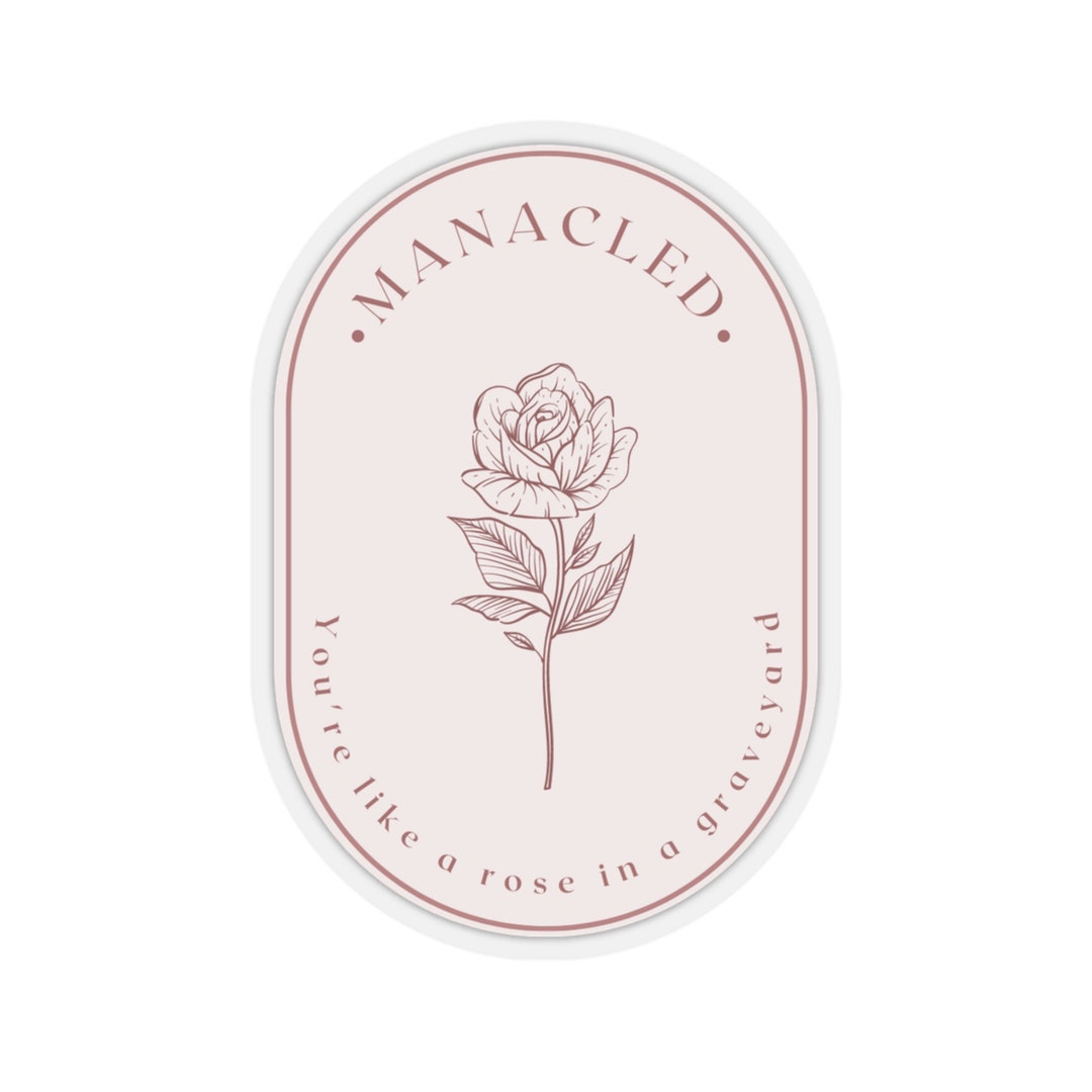 Rose in a Graveyard Manacled Sticker - Etsy