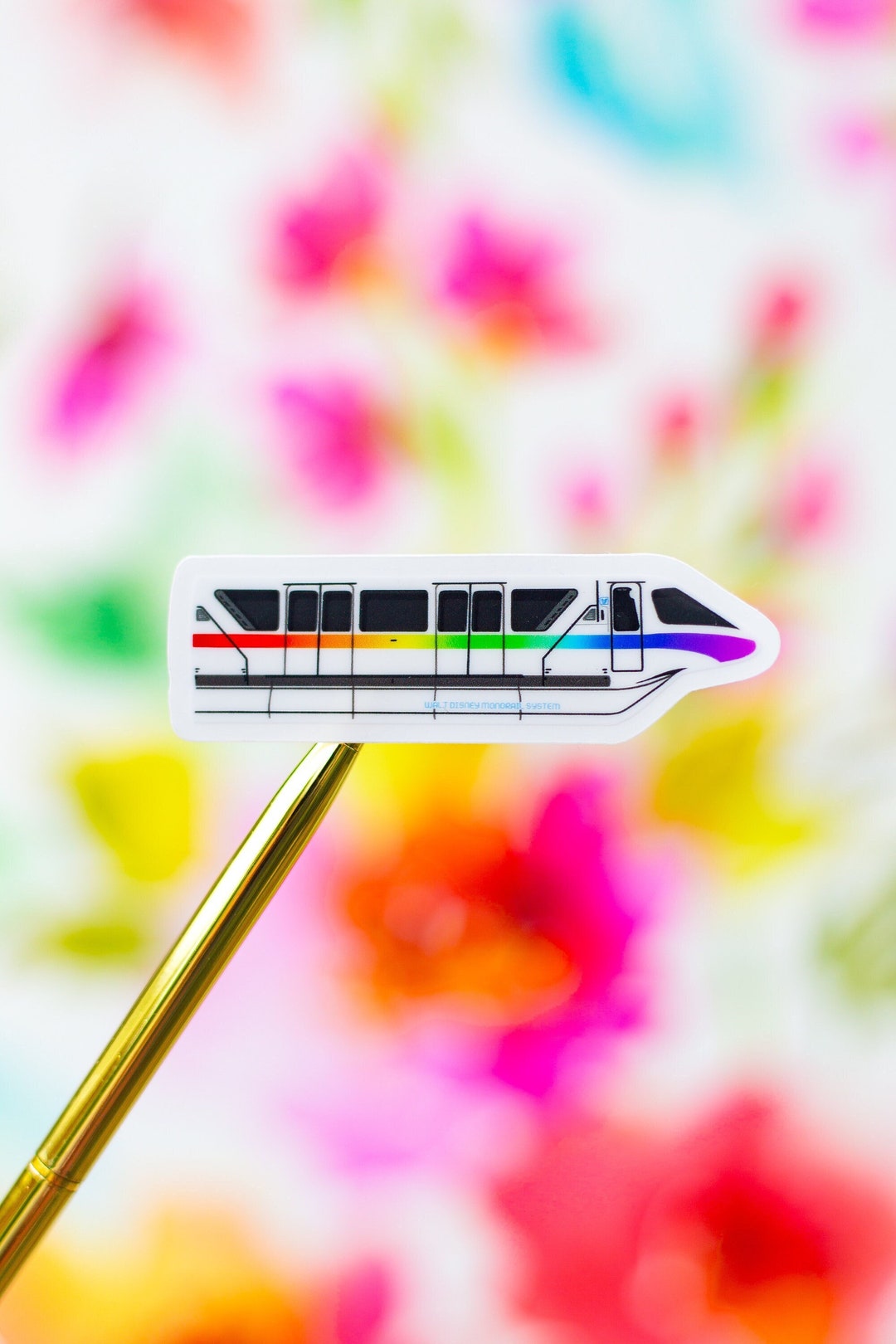 Monorail Sticker Rainbow / Disney Stickers / Laptop Stickers / Decals ...