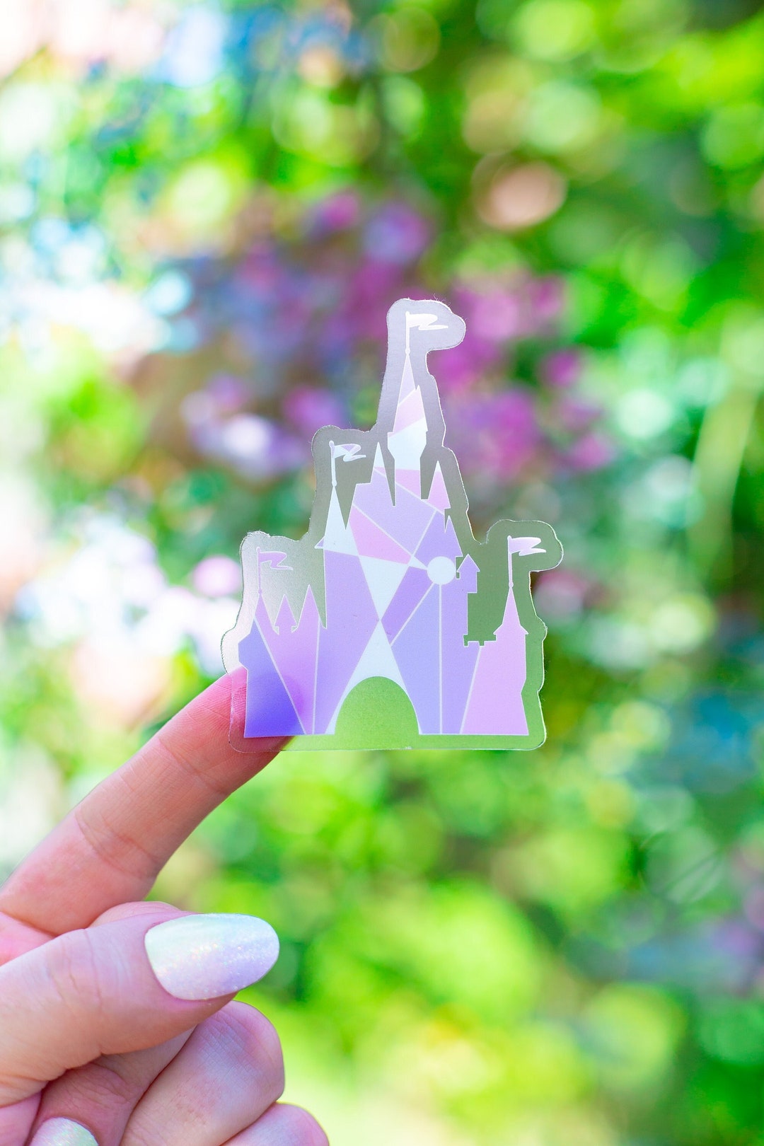Galactic Purple Wall Castle Sticker/ Disney Sticker / Decals / Disney ...