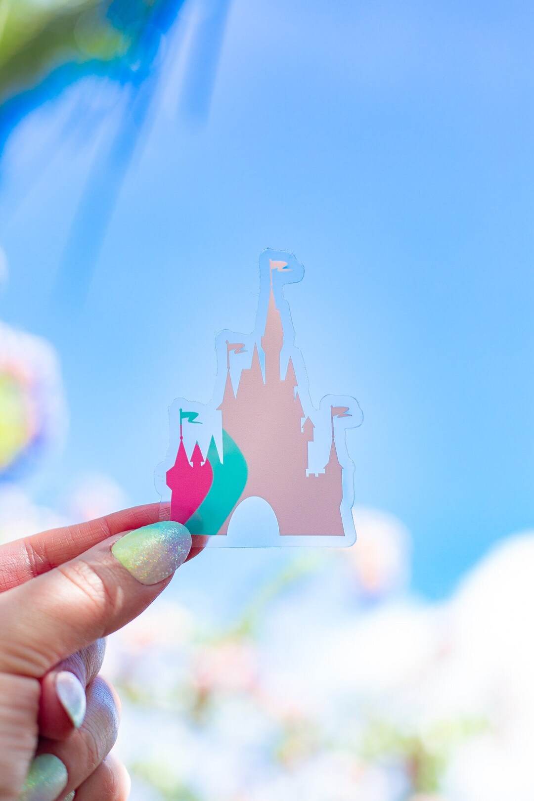 Bubblegum Wall Castle Sticker / Disney Sticker / Epcot Stickers ...