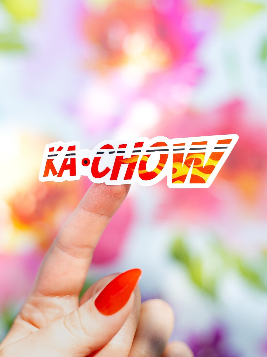 Kachow Cars Sticker / Lightning Mcqueen / Disney Sticker / Laptop ...
