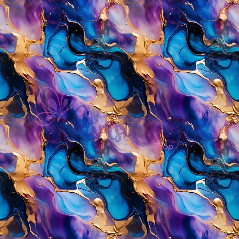 50 Free-flowing Textured Hues Seamless Patterns, Seamless Digital Paper ...