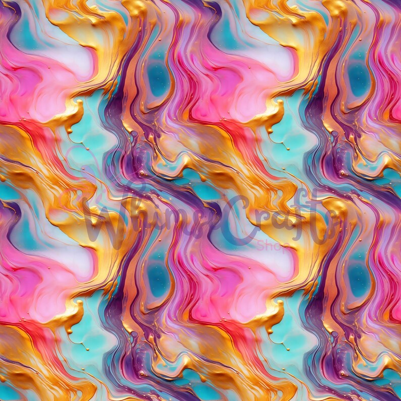 50 Free-flowing Textured Hues Seamless Patterns, Seamless Digital Paper ...